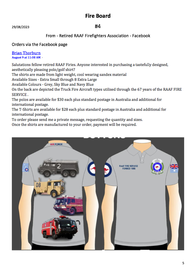 Fire Board 3/2023